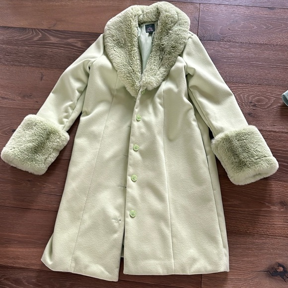 wild fable | Jackets & Coats | Wild Fable Faux Fur Collared Coat Size ...